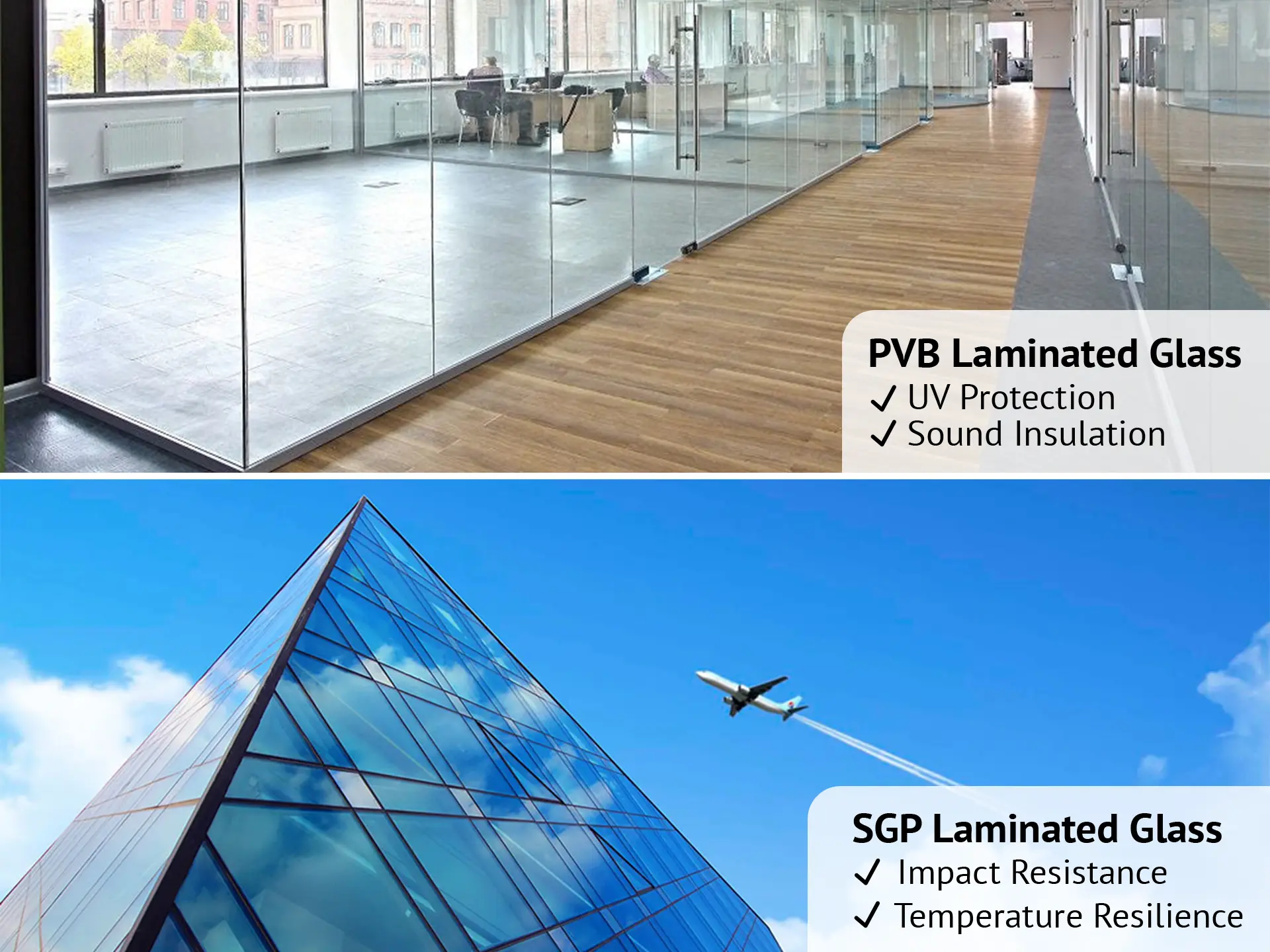 Sourcing laminated glass in China: Choosing PVB or SGP?